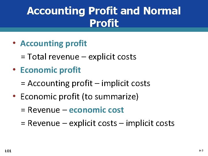 Chapter 9 Businesses and the Cost of Production