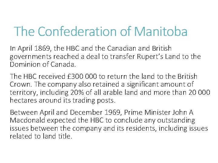 Metis Resistance Cluster 3 Becoming a Sovereign Nation