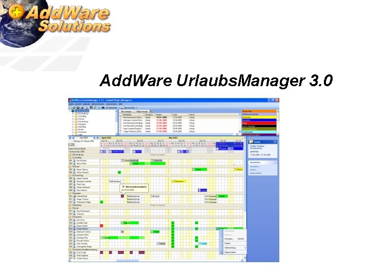 Add Ware Urlaubs Manager 3 0 Workflow mit