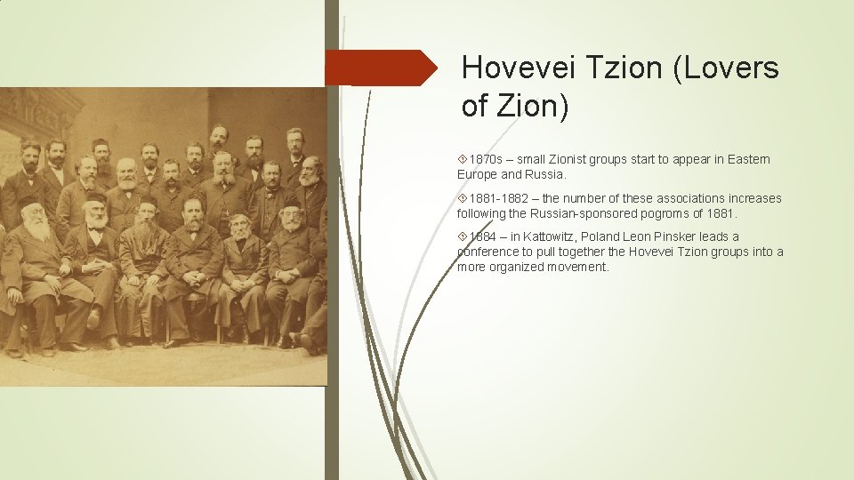 The First Aliyah Early Zionist Settlement Part 1
