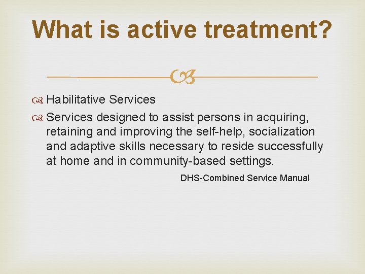 Housing and Service Options for People With Disabilities