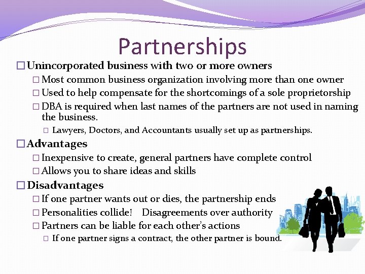 Types of Business Ownership Unit 4 Sole Proprietorship