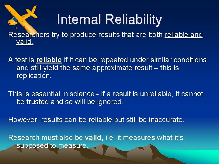 AS Psychology CIE Resource Methodology Variables and Reliability