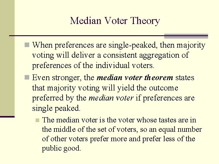 Chapter 9 Political Economy Jonathan Gruber Public Finance