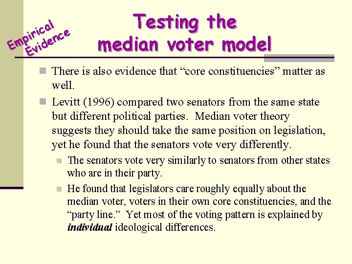 Chapter 9 Political Economy Jonathan Gruber Public Finance