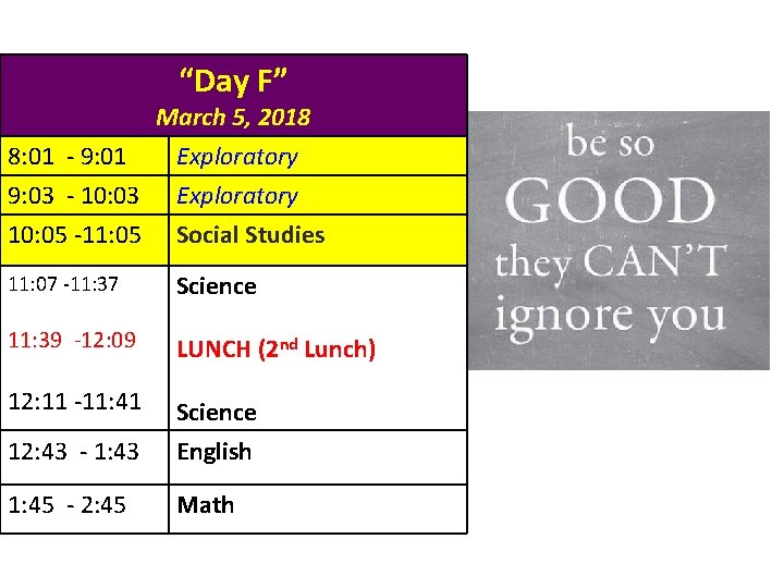 Day F March 5 2018 8 01 9