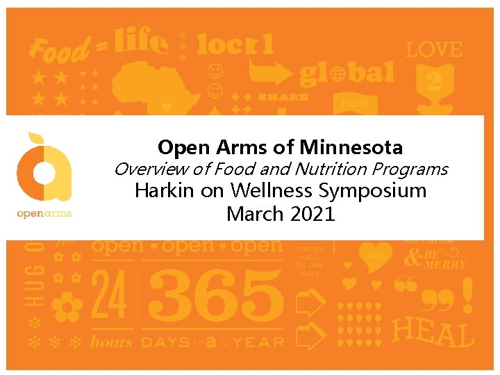 Open Arms of Minnesota Overview of Food and