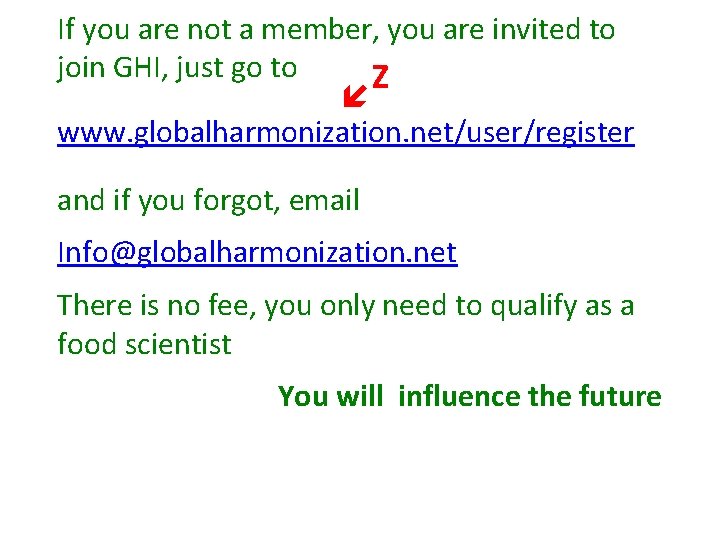 The Global Harmonization Initiative GHI Food safety regulations