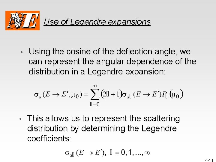 Lesson 4 Objectives Development of source terms Review
