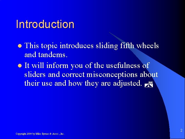 BumpertoBumper the Complete Guide to TractorTrailer Operations Sliders