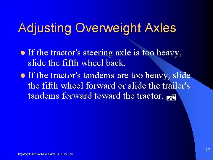 BumpertoBumper the Complete Guide to TractorTrailer Operations Sliders
