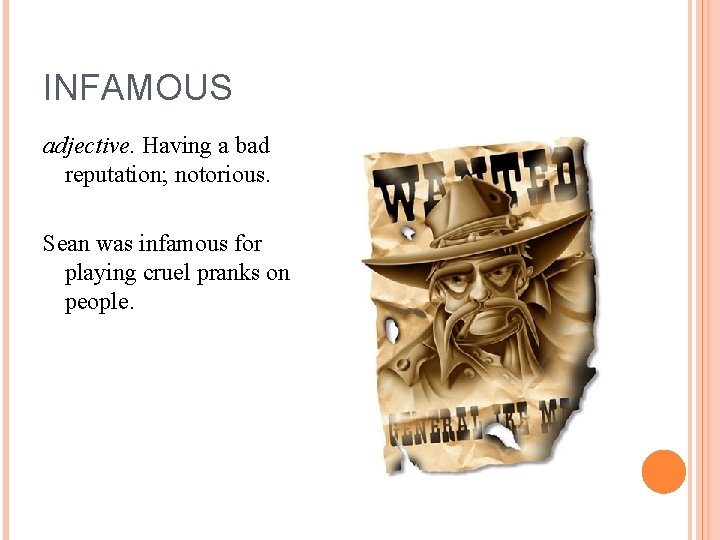 WORDS TO KNOW Beowulf AFFLICTION noun Cause of