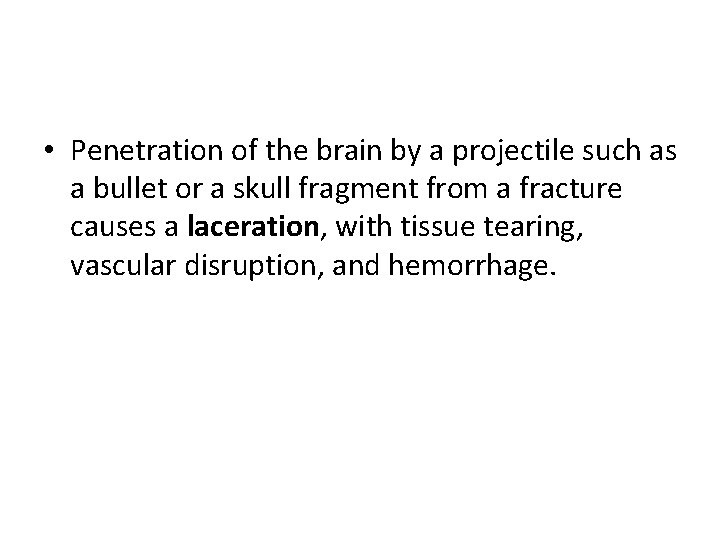 CENTRAL NERVOUS SYSTEM TRAUMA and Subarachnoid Hemorrhage By