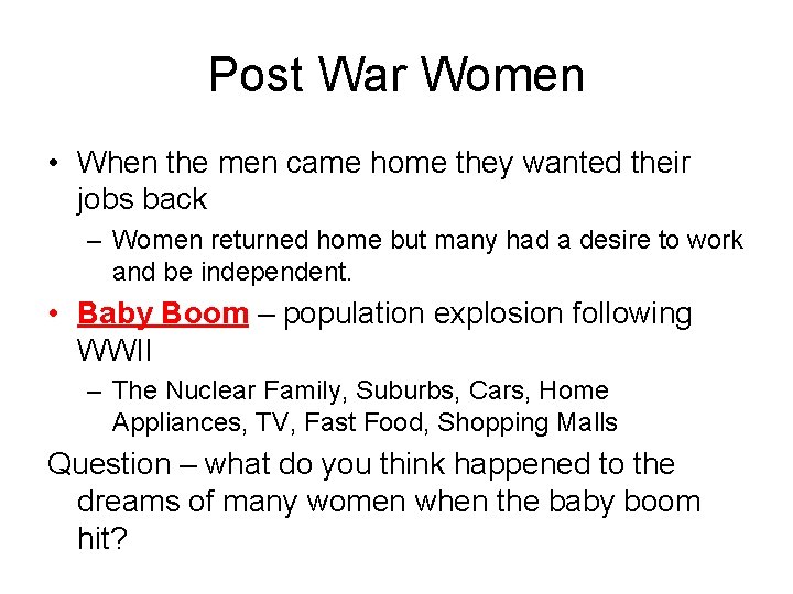 Working Women of WWII Kofa High School Cambridge