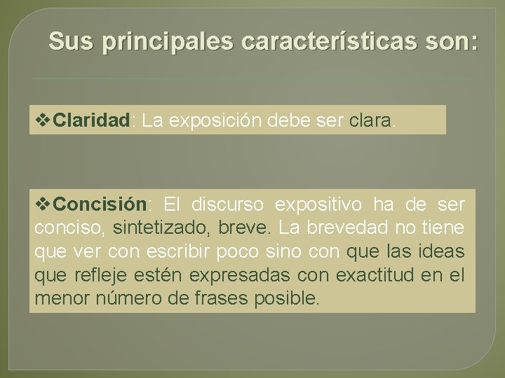 El prrafo y el discurso expositivo Profa M