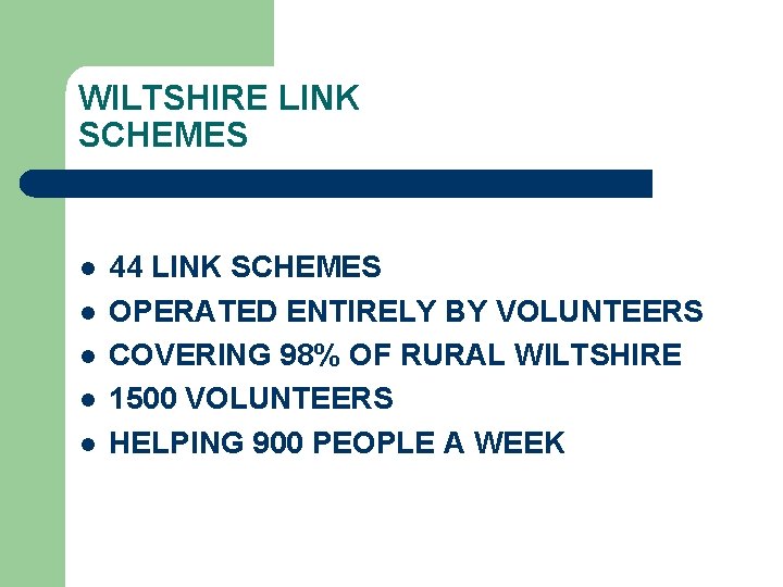 A Link Good Neighbour Scheme for ASHTON KEYNES