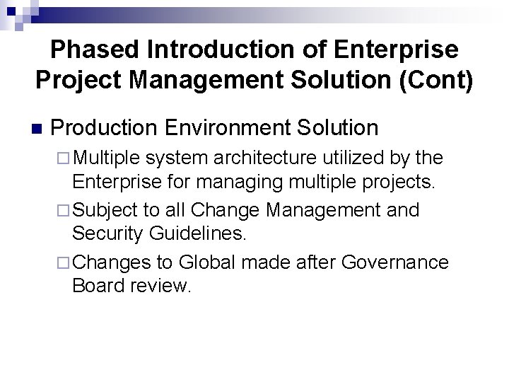The Trials and Tribulations of Implementing Project Server