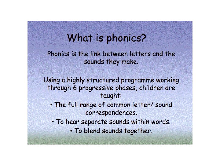 Phonics Workshop Welcome The technical jargon its not