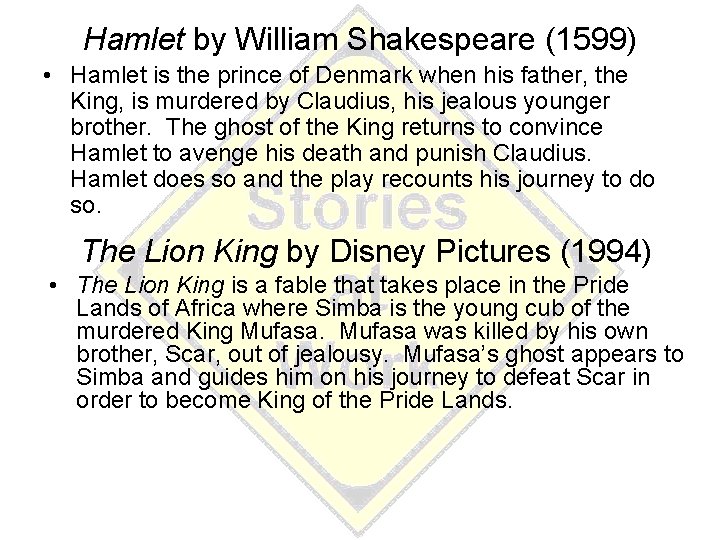 An Introduction to Major Project 1 The Story