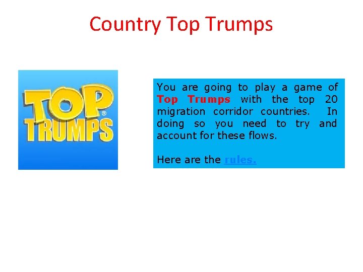 Why the South 2 Why has migration become