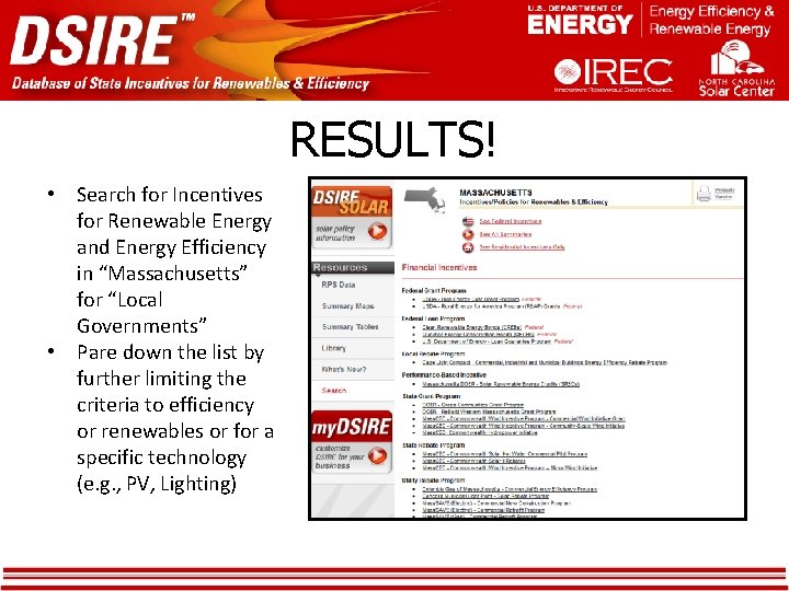 Incentives for Renewable Energy and Energy Efficiency Understanding