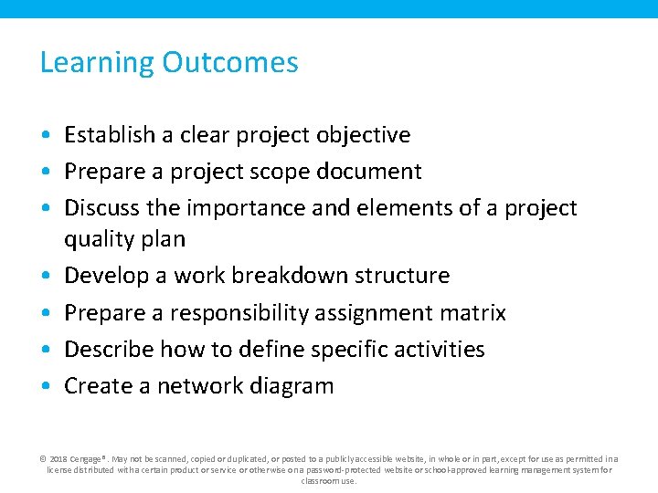 4 Defining Scope Quality Responsibility and Activity Sequence