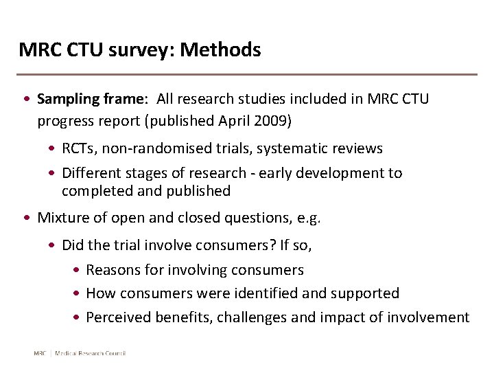 Actively involving patients and carers in clinical trials