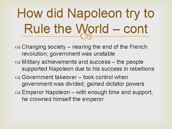 Napoleons Impact Imperialism in Europe and the World