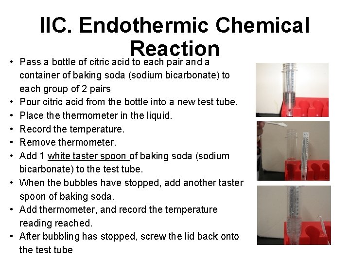 Endothermic and Exothermic Reactions Fall 2017 I Introduction