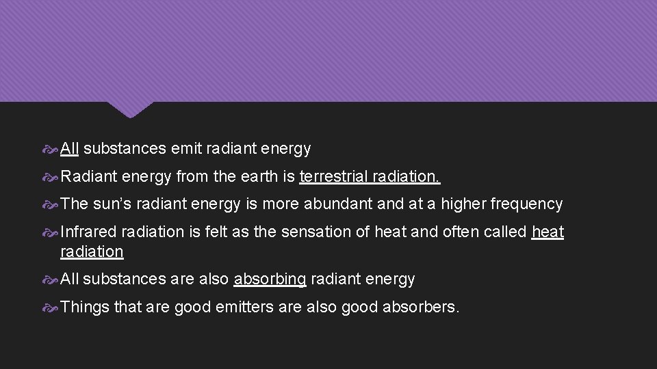Physics Chapter 16 Heat Transfer Radiation Heat Transfer