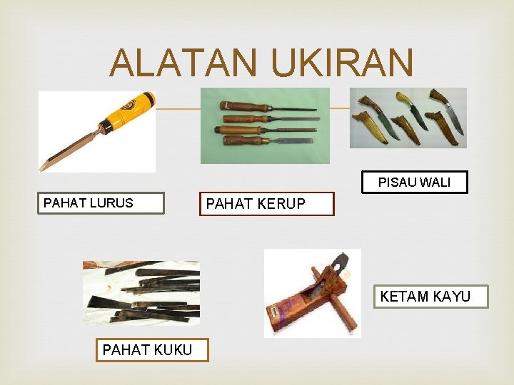 SENI HALUS UKIRAN KAYU KUMPULAN NURUL AFWA BINTI