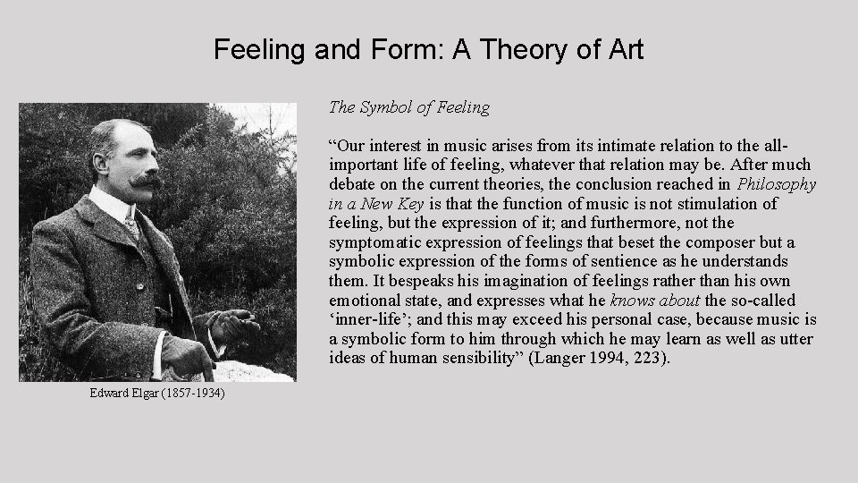 Art as Symbol of Feeling In her book