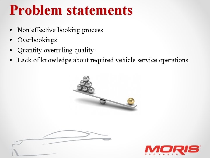 Mobile Application Moris Slovakia Ltd Internship Exam Kamila
