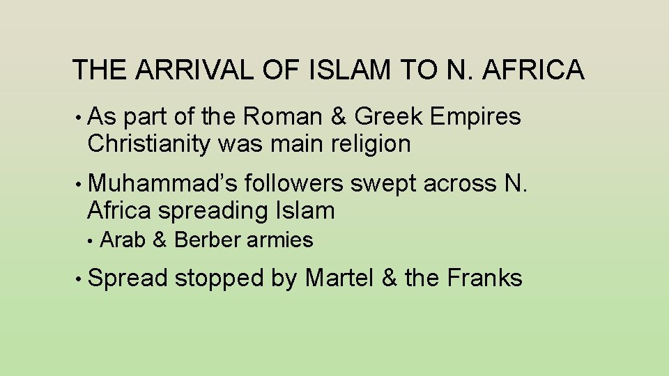 AFRICAN SOCIETIES DIVERSITY SIMILARITIES INTRODUCTION The spread of