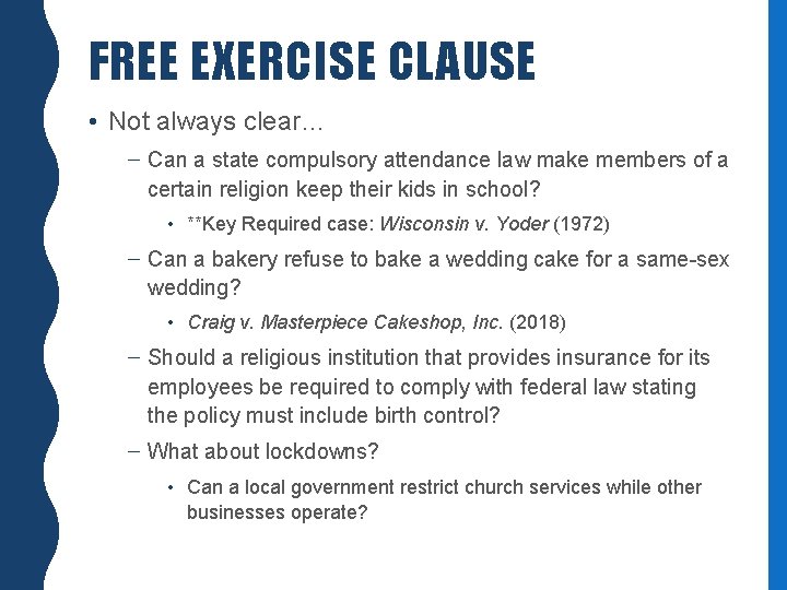 UNIT 3 CIVIL LIBERTIES AND RIGHTS THE ROLE