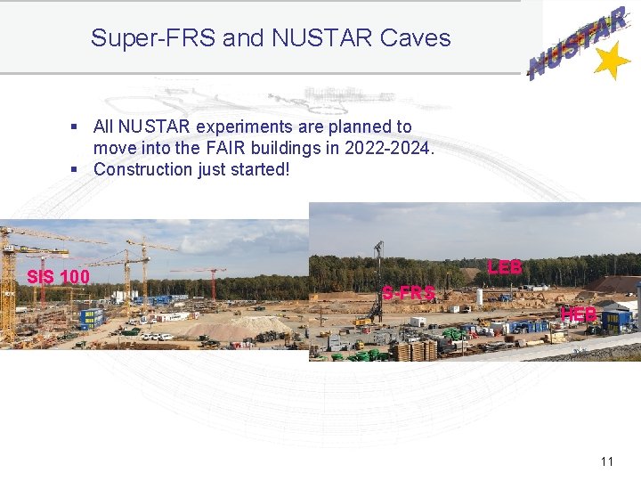 NUSTAR Project Status ECEECSG 26 October 2020 virtual
