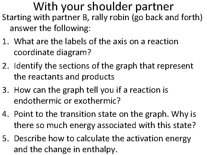 Rates of Reactions Kinetics Stoichiometry what happens Equilibrium