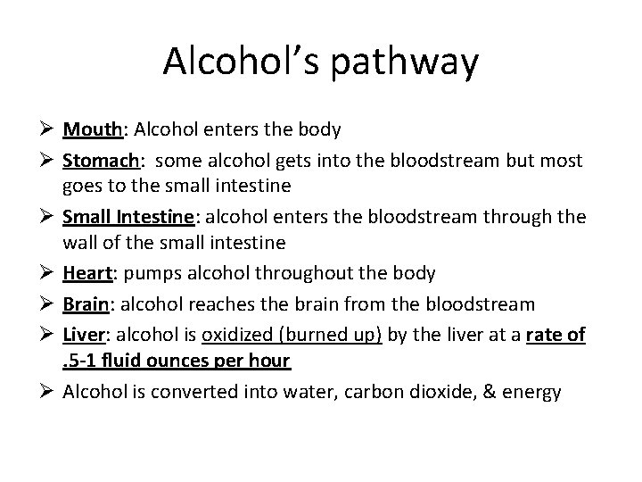 Alcohol drugs Effects Risks to Your Health STUDENT