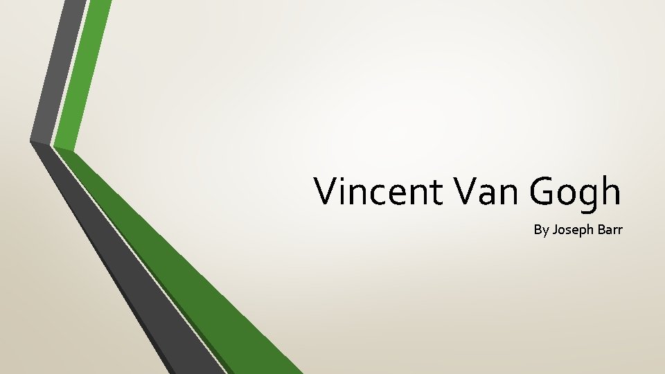 Vincent Van Gogh By Joseph Barr About Van