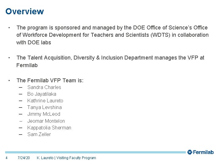 Visiting Faculty Program VFP Informational Webinar Talent Acquisition
