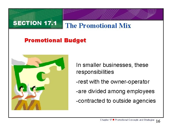 SECTION 17 1 The Promotional Mix Marketing Essentials