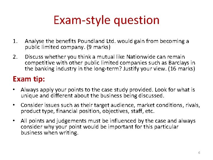 1 2 Understanding different business forms CHANGING BUSINESS