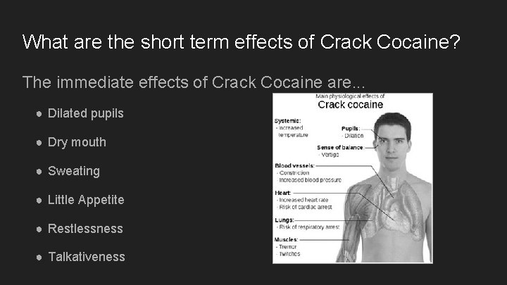 Drug Report Project Crack Cocaine By Samantha Barth