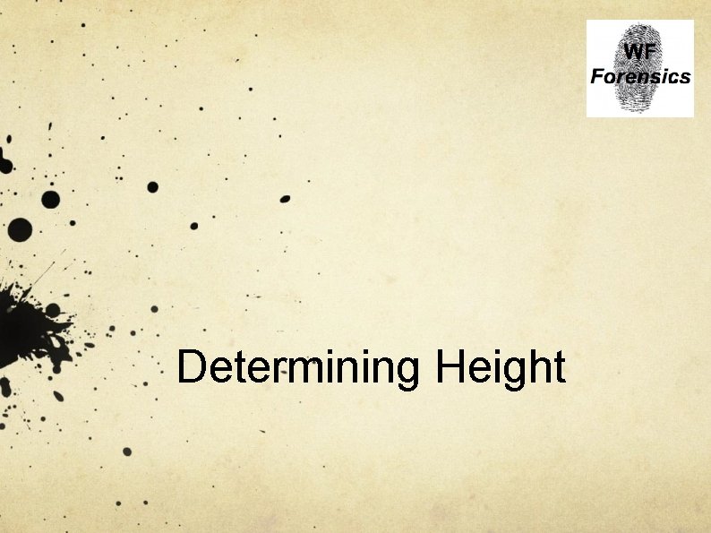 UNIT 3 FORENSIC ANTHROPOLOGY Identifying Bones What is