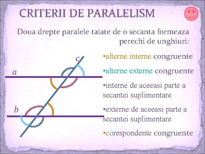 PARALELISM CLASA a VIa PROFESOR CLAUDIU SCHIOPU UNGHIURI