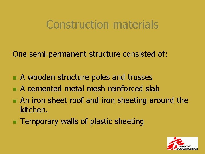 MEDICAL SEMITEMPORARY STRUCTURES Examples of medical semitemporary ...