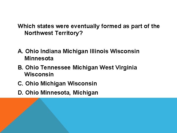 REVIEW GAME CH 8 THE CONSTITUTION Which states
