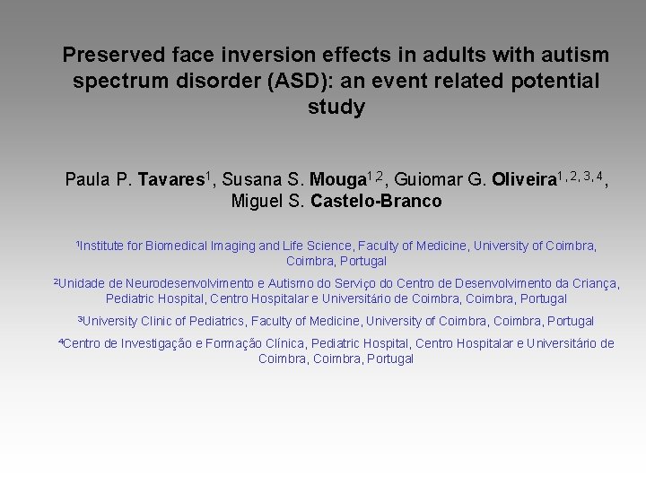Preserved face inversion effects in adults with autism