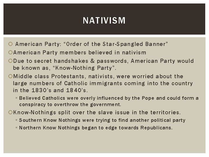 CHAPTER 10 SECTION 3 The Birth of the