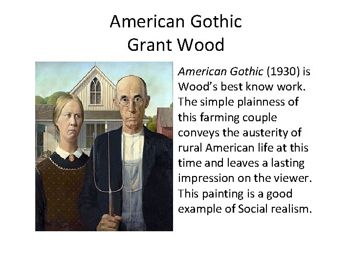 Introduction to 20 th Century American Art Visual